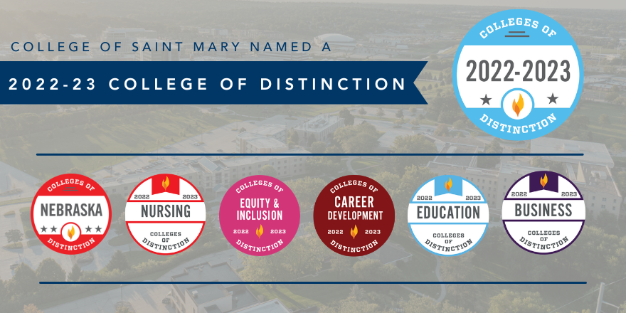 College of Saint Mary Named a 2022-23 College of Distinction | College ...